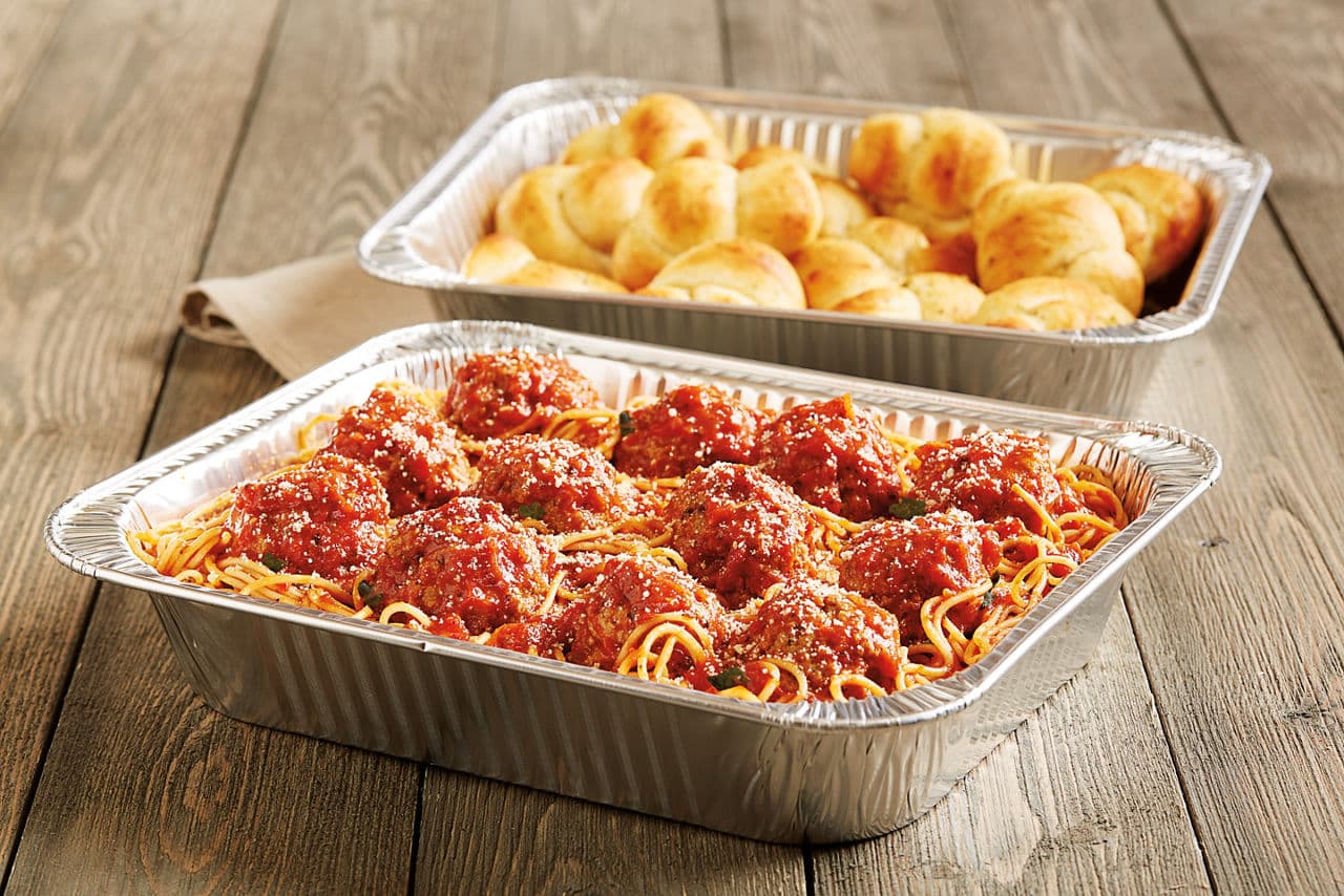 Large Party Spaghetti and Meatballs