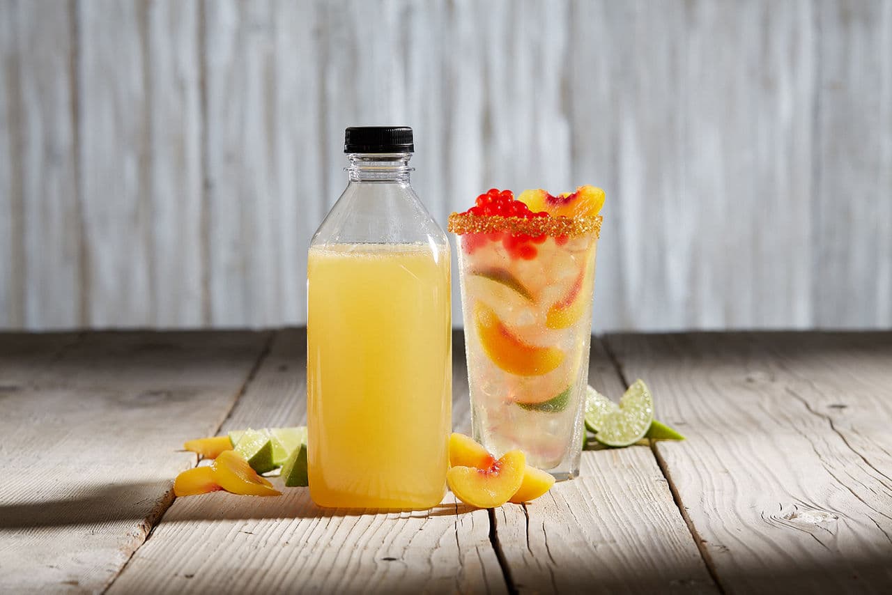 White Peach Boba-Rita 32 oz