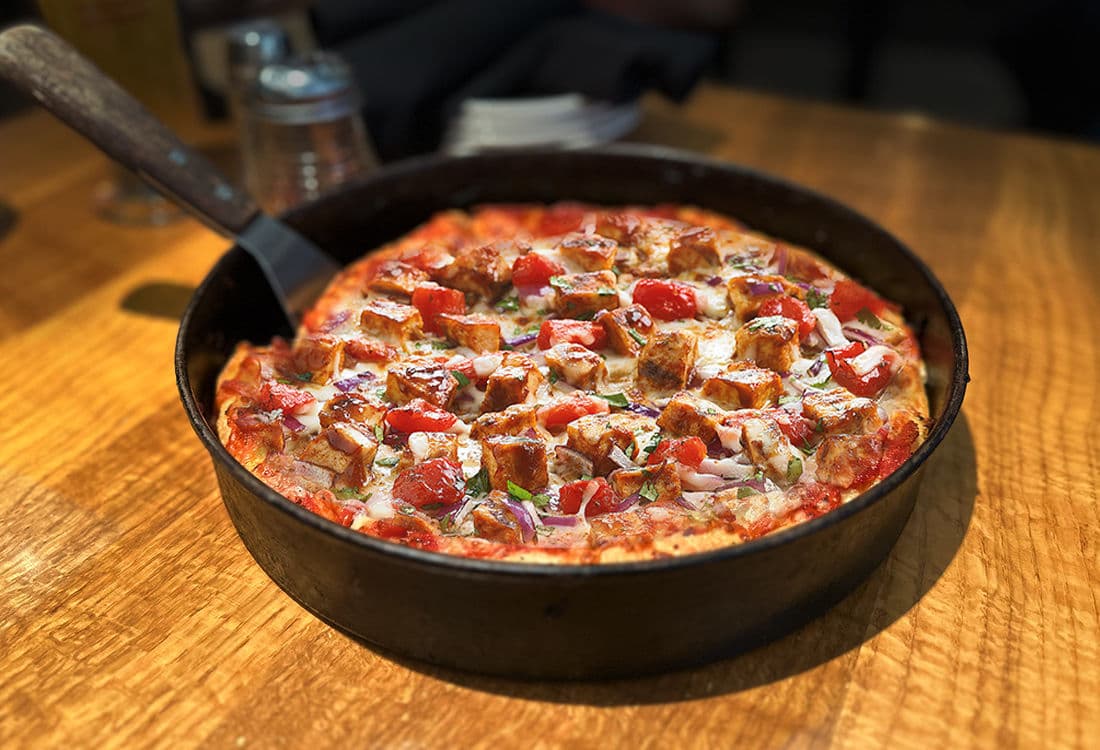 Barbeque Chicken Pizza | BJ's Signature Deep Dish Pizza | BJ's Menu