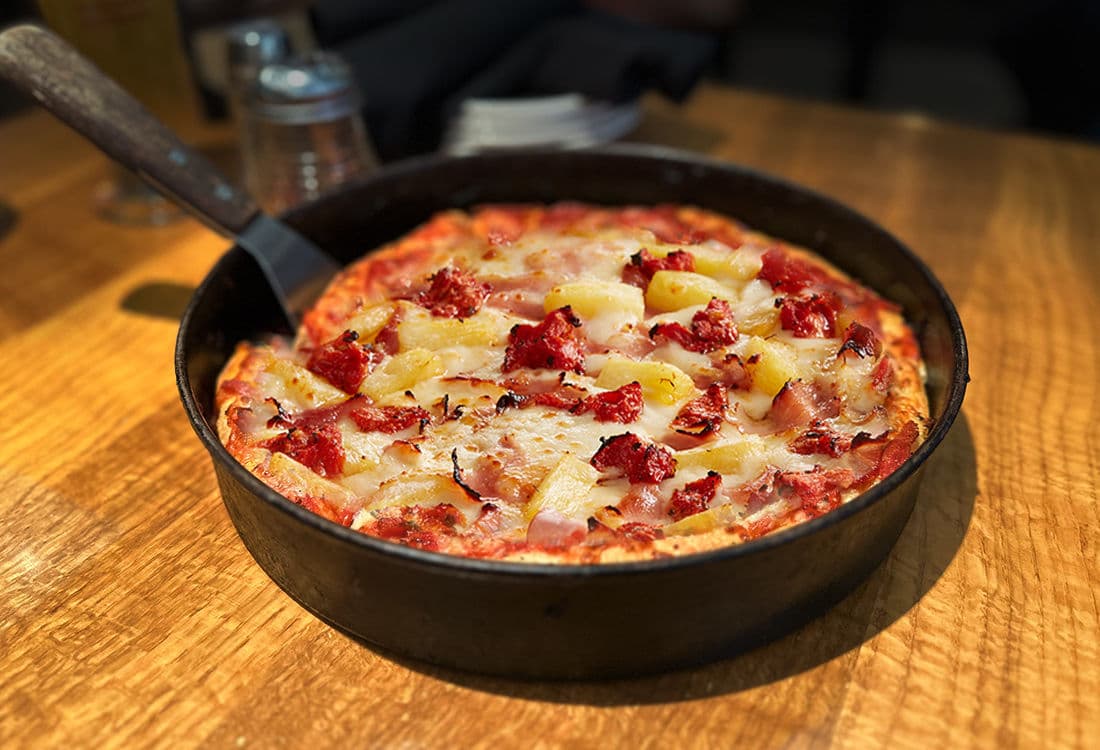 Sweet Pig® Pizza | Signature Deep Dish Pizza | BJ's Menu