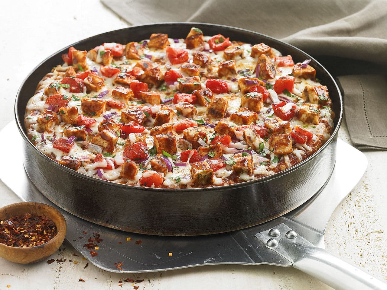 Barbeque Chicken Pizza | BJ's Signature Deep Dish Pizza | BJ's Menu