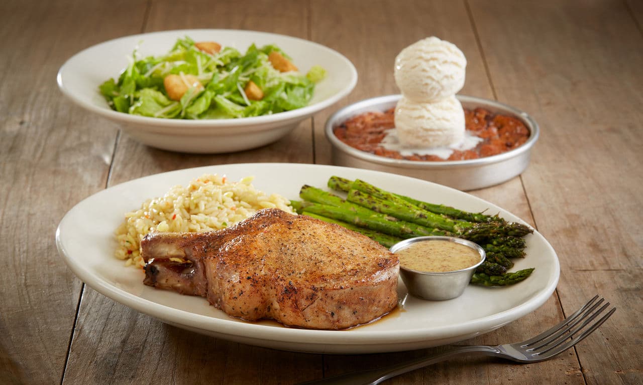 Double Bone-In Pork Chop Weekend Special